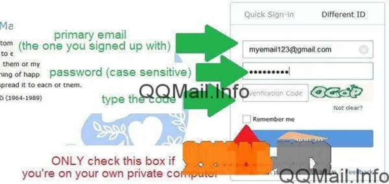 | QQMail Account