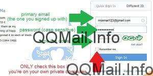QQMail Create Account Login and Logout