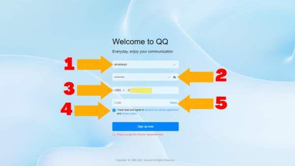 Create QQMail Account, Login and Logout