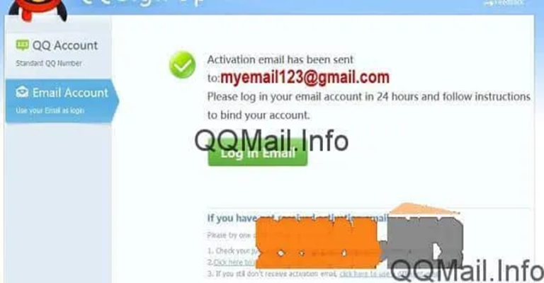 Create QQMail Account, Login and Logout
